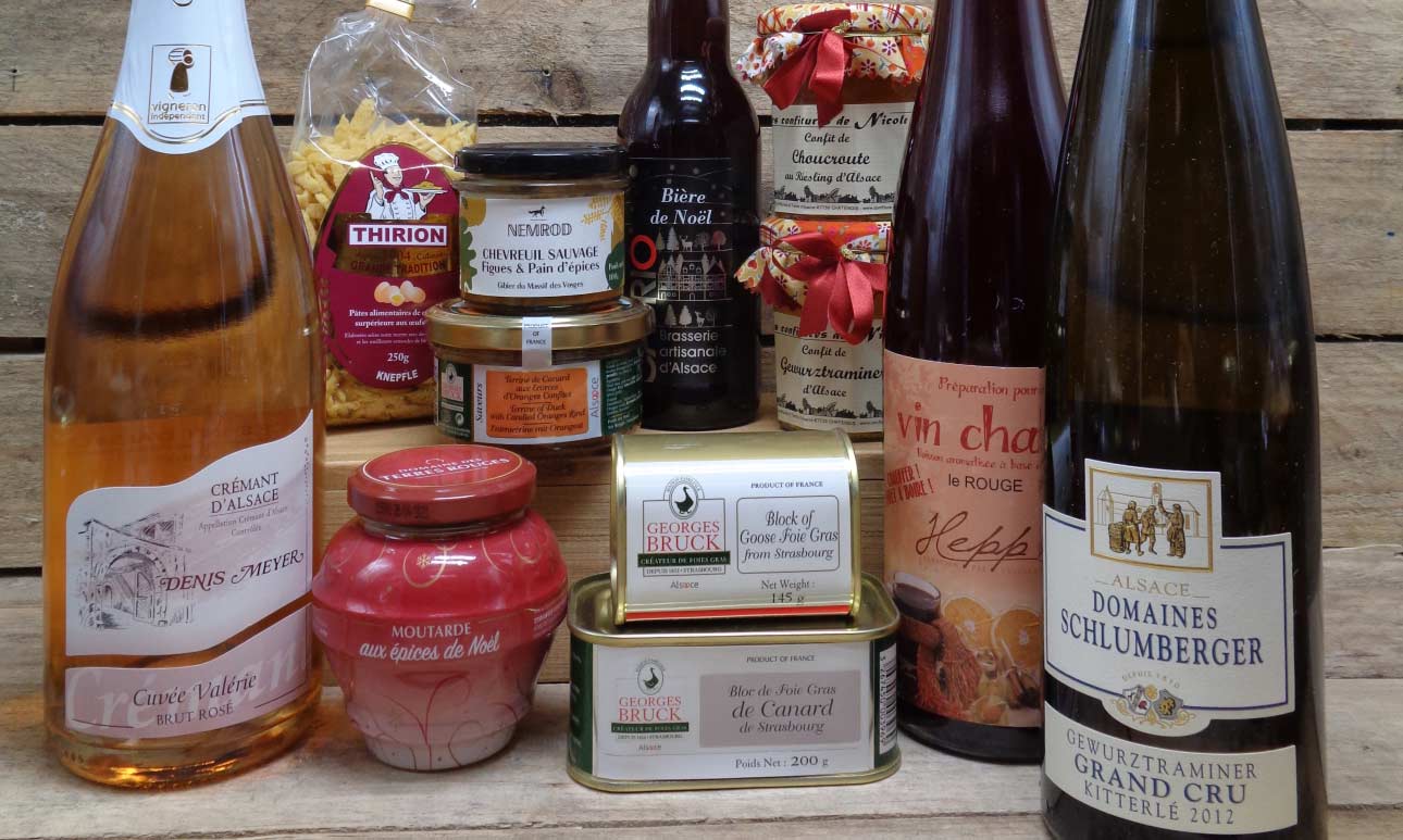 Panier garni Noël et Colis gourmand pour Noël | Au Brin de Paille